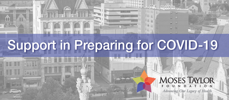 Support in Responding to COVID-19 Coronavirus - Moses Taylor Foundation